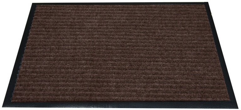 Ковер входной влаговпитывающий Luscan 1200х1800 мм коричневый 1 шт