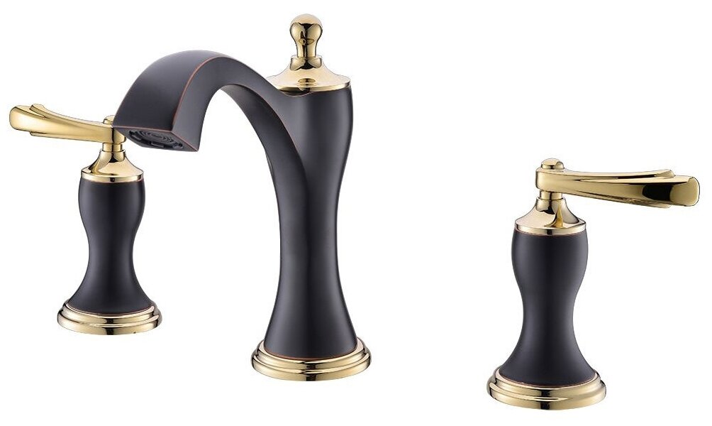 Смеситель Timo Unari 7511/04Y black antique для раковины