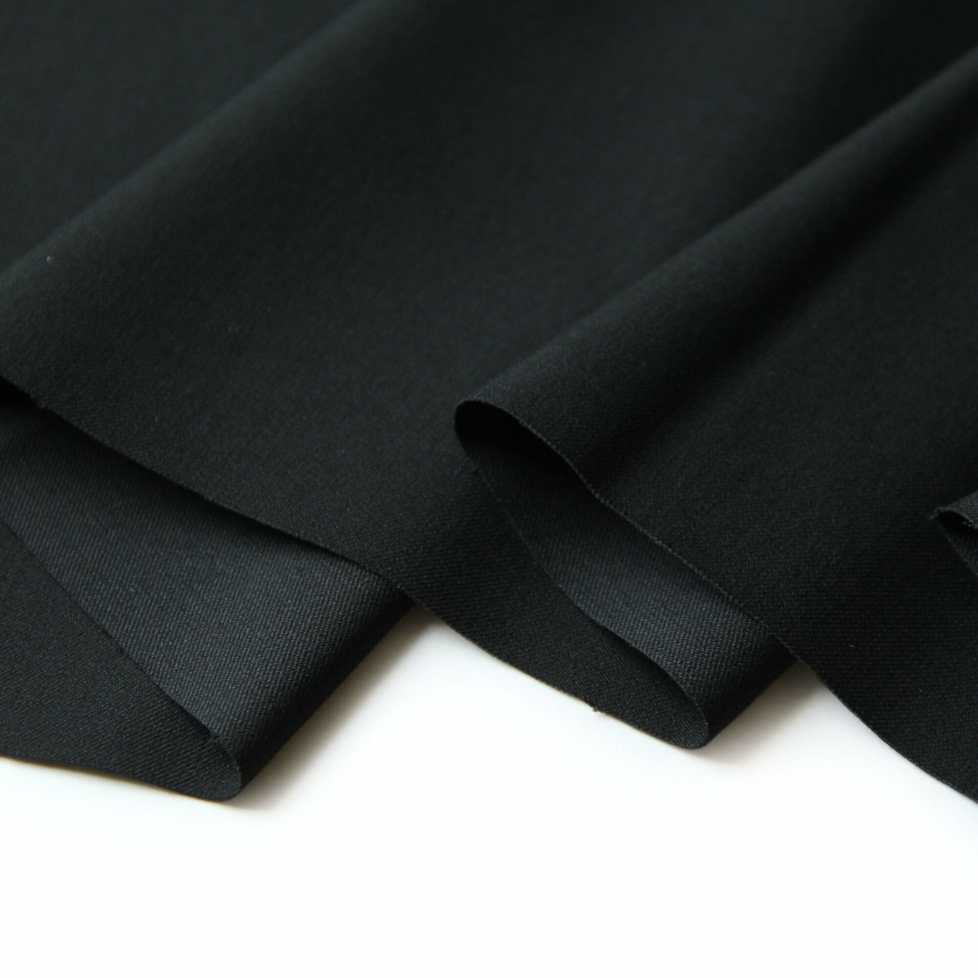 Костюмный габардин "Черный" 1,0 м