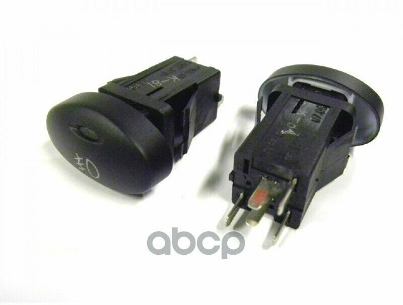 Выключатель кнопка ВАЗ-1118 противотуманных фар АВАР Avar арт. 991.3710-07.06