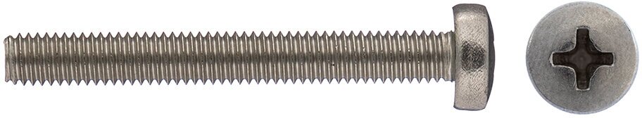 Винт нержавеющая сталь M5x40 мм DIN 7985 полукруглая головка (6 шт.)