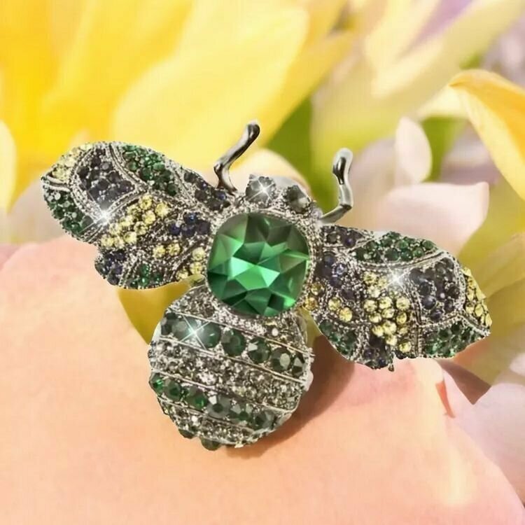 Брошь, кристалл