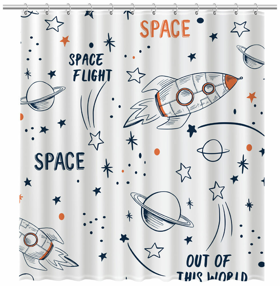 Шторка для ванной Fixsen Design Space (FX-2508)