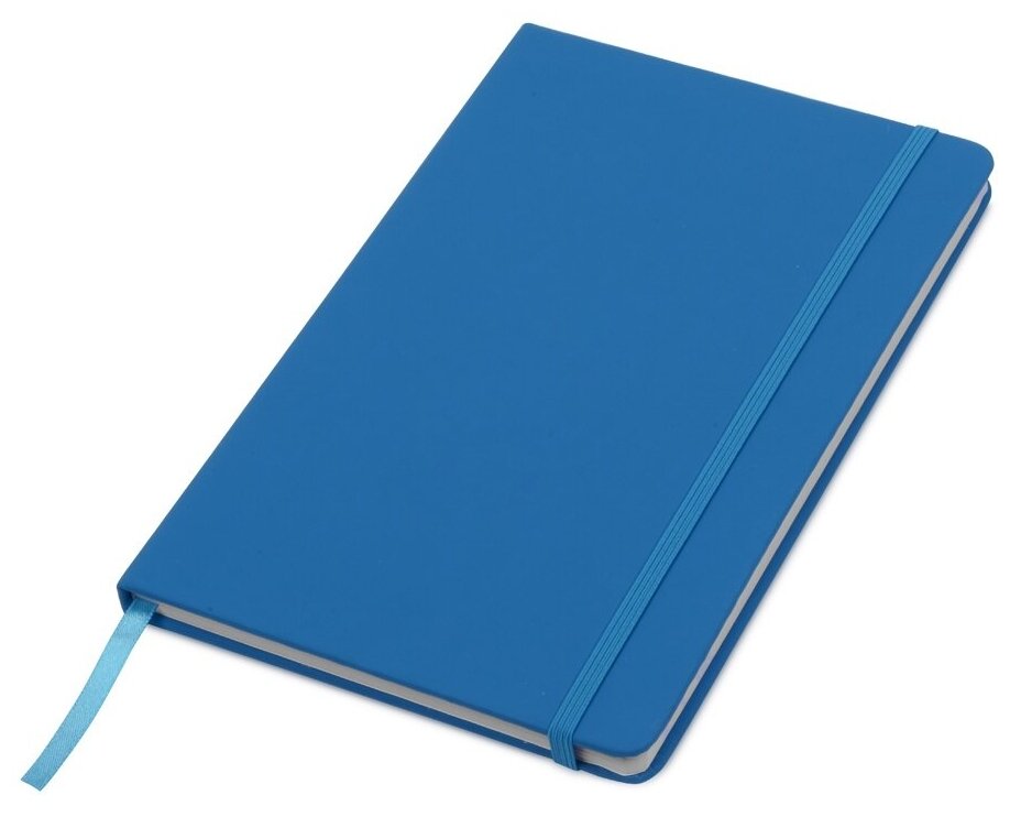 Блокнот Oasis "Spectrum", застежка-резинка, 96 листов, А5, светло-синий