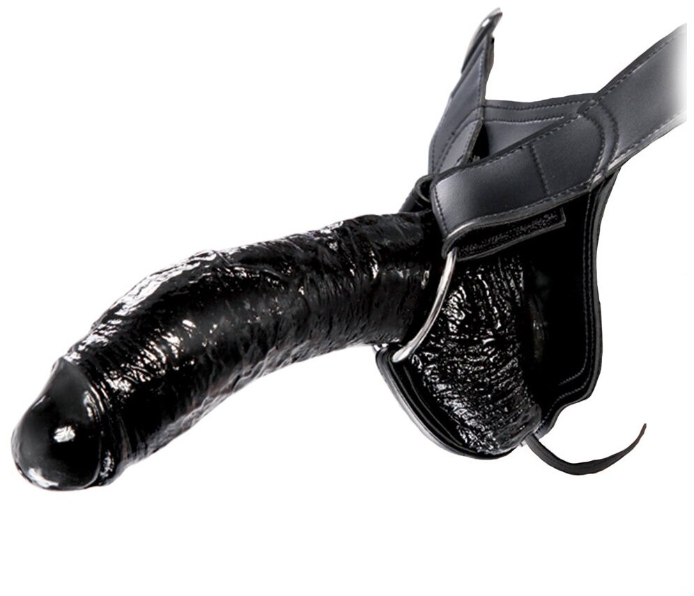 Страпон полый на ремнях Fetish Fantasy Extreme Hollow Strap-On (25 см, Ø 5.3 см)