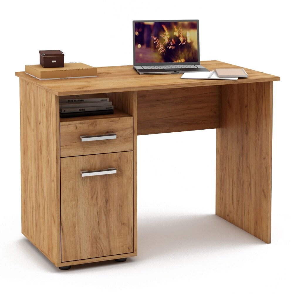 Стол письменный, стол компьютерный Остин (Ливерпуль) 2 дуб золотистый