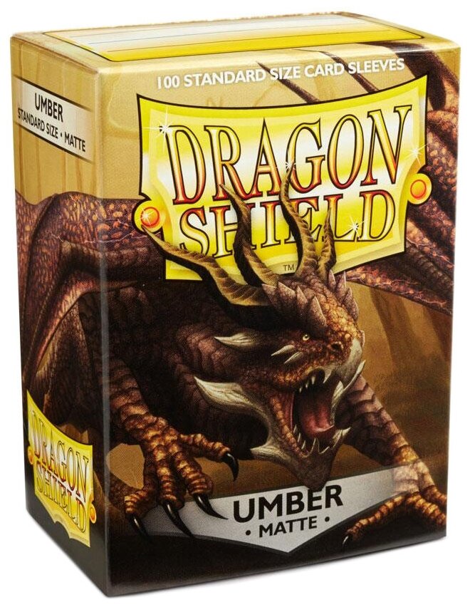 Протекторы Dragon Shield матовые Umber, 100 шт.
