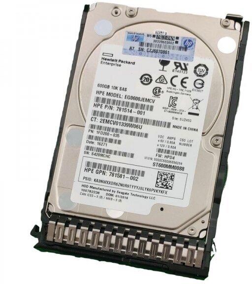 Жесткий диск HP EG0600JEMCV 600Gb 10000 SAS 2,5" HDD