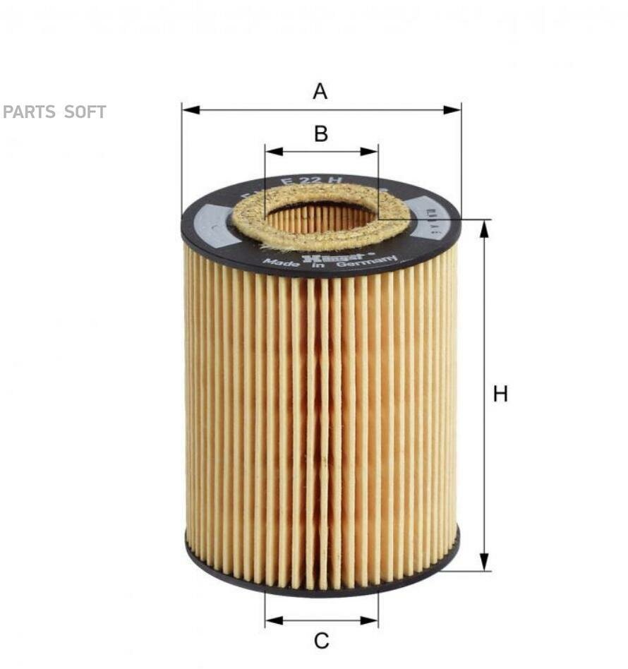 Фильтр масляный CHEVROLET: CRUZE 09 -, CRUZE Station Wagon 12 -, CRUZE хэтчбек 11 -, TRAX 12- OPEL: ASTRA GTC J 11 -, ASTRA H.