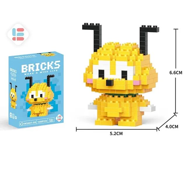 Конструкторы 52TOYS Санрио Куроми, Хеллоу Китти, Дисней Микки Маус