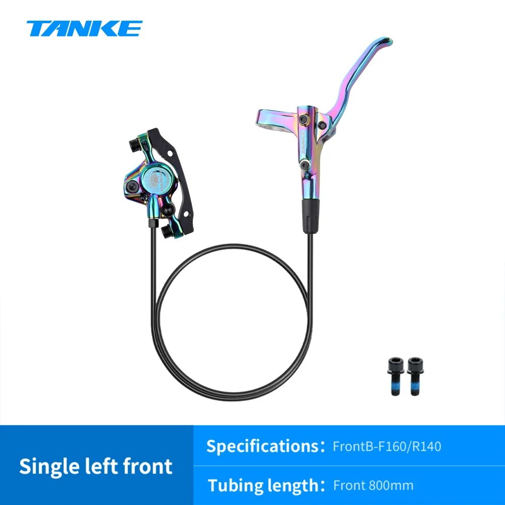 TANKE MT200 Гидравлический дисковый тормоз для MTB Синий, Colorful Left Front
