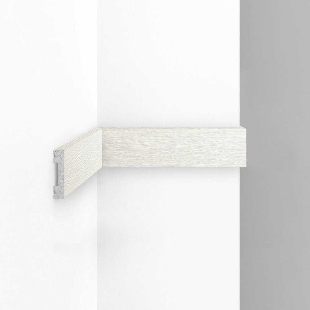 Молдинг Гладкий Decomaster D162-1070ДМ В41хШ10х2900 мм / Декомастер.