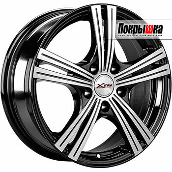 Диски литые X`trike X-112 (BKFP) 6.5х16/5х105 D56.6 ET39.0