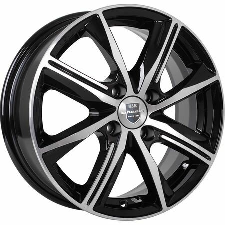 Колесный литой диск КиК Арнар-оригинал R15x6 4x100 ET46 CB54.1 Almaz_black