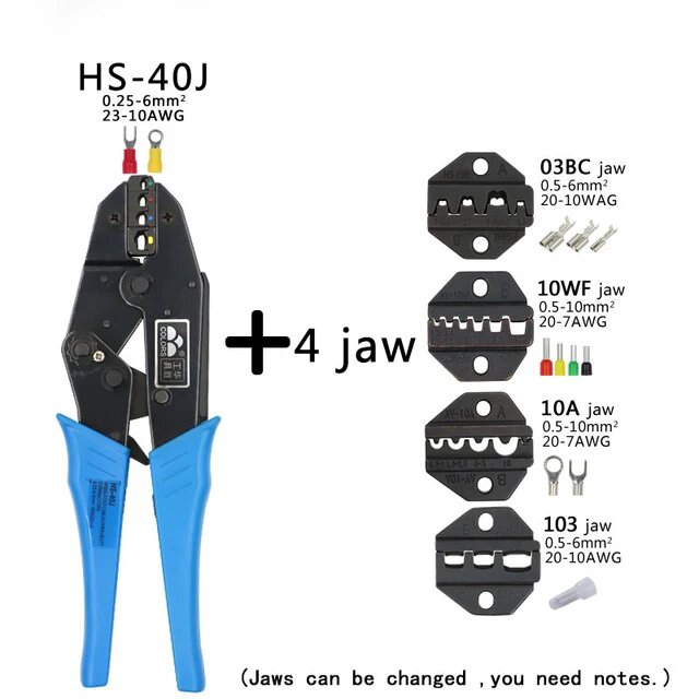 Обжимные клещи Thinkingleader HS-40J, 4JAW