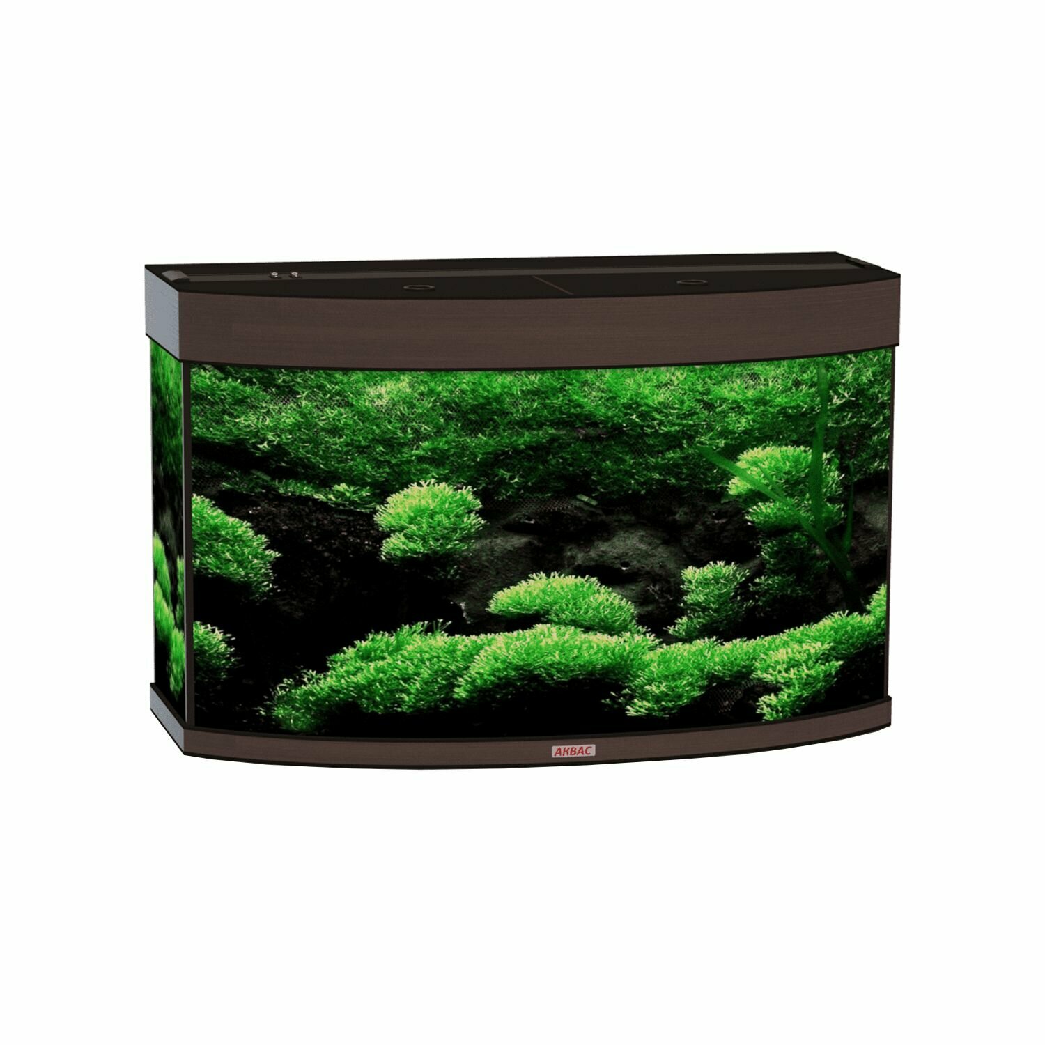 Аквариум панорамный 250 литров с крышкой и освещением (101*49*64 см) Аквас