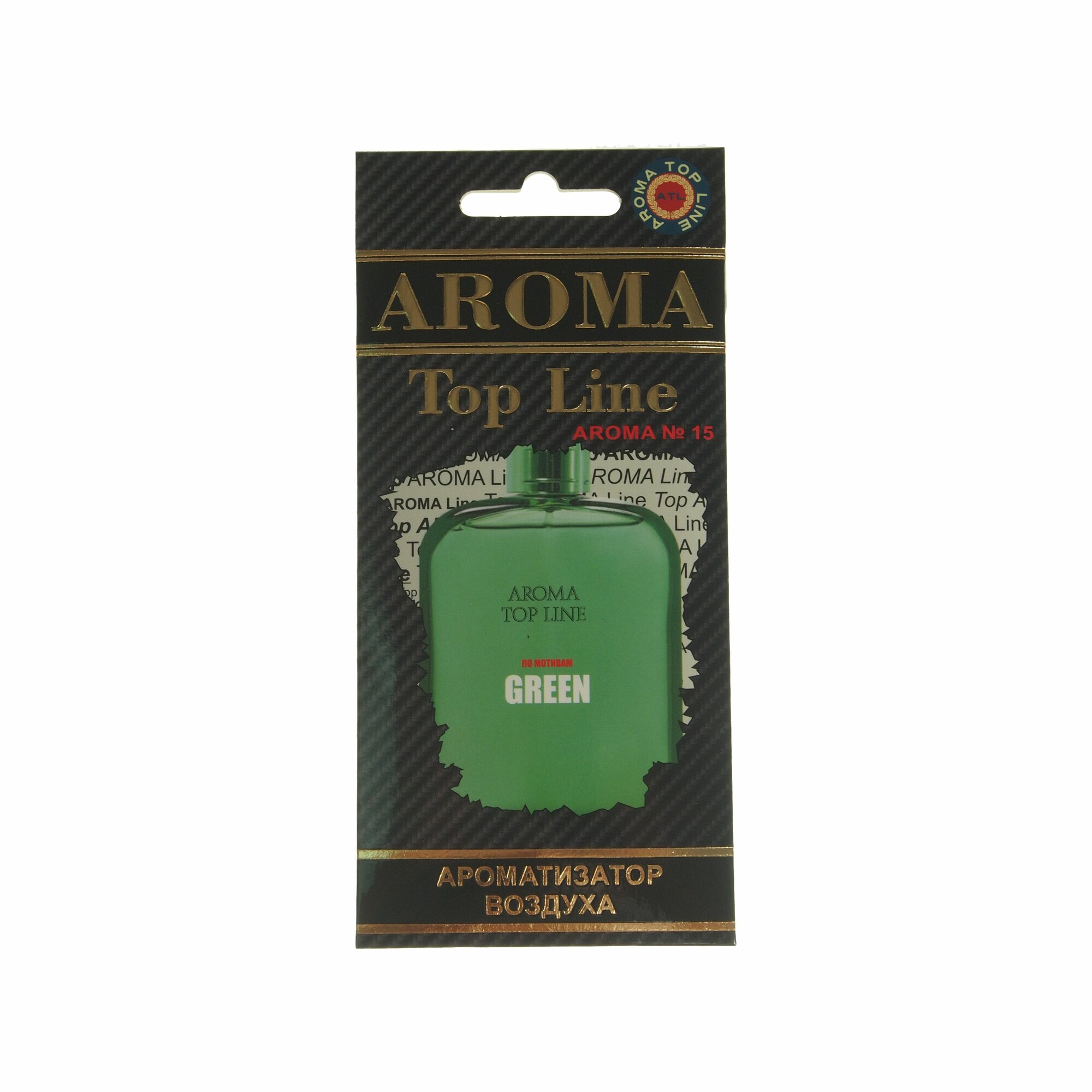 Ароматизатор воздуха ATL-35049 №15 Lacoste Green пластинка Top Line