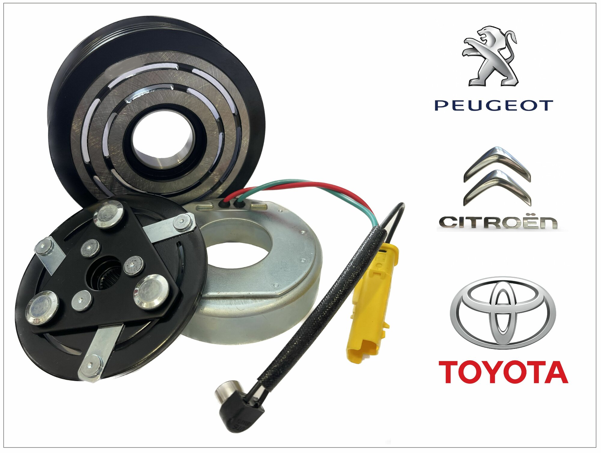 Муфта компрессора кондиционера Toyota ProAce Peugeot Expert Citroen