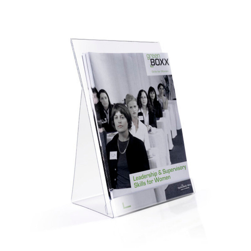 Подставка для буклетов Durable , А4, полистирол, прозрачный, (1 шт/уп)