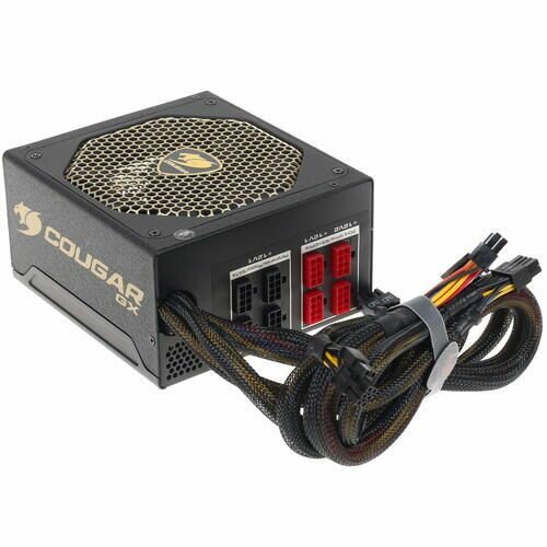 Блок питания Cougar GX 1050W (CGR GX-1050) черный - 1050 Вт, 80+ Gold, ATX 20+4 пин, 4 pin + 4 pin CPU, 10 SATA, 6 x 6+2 pin PCI-E