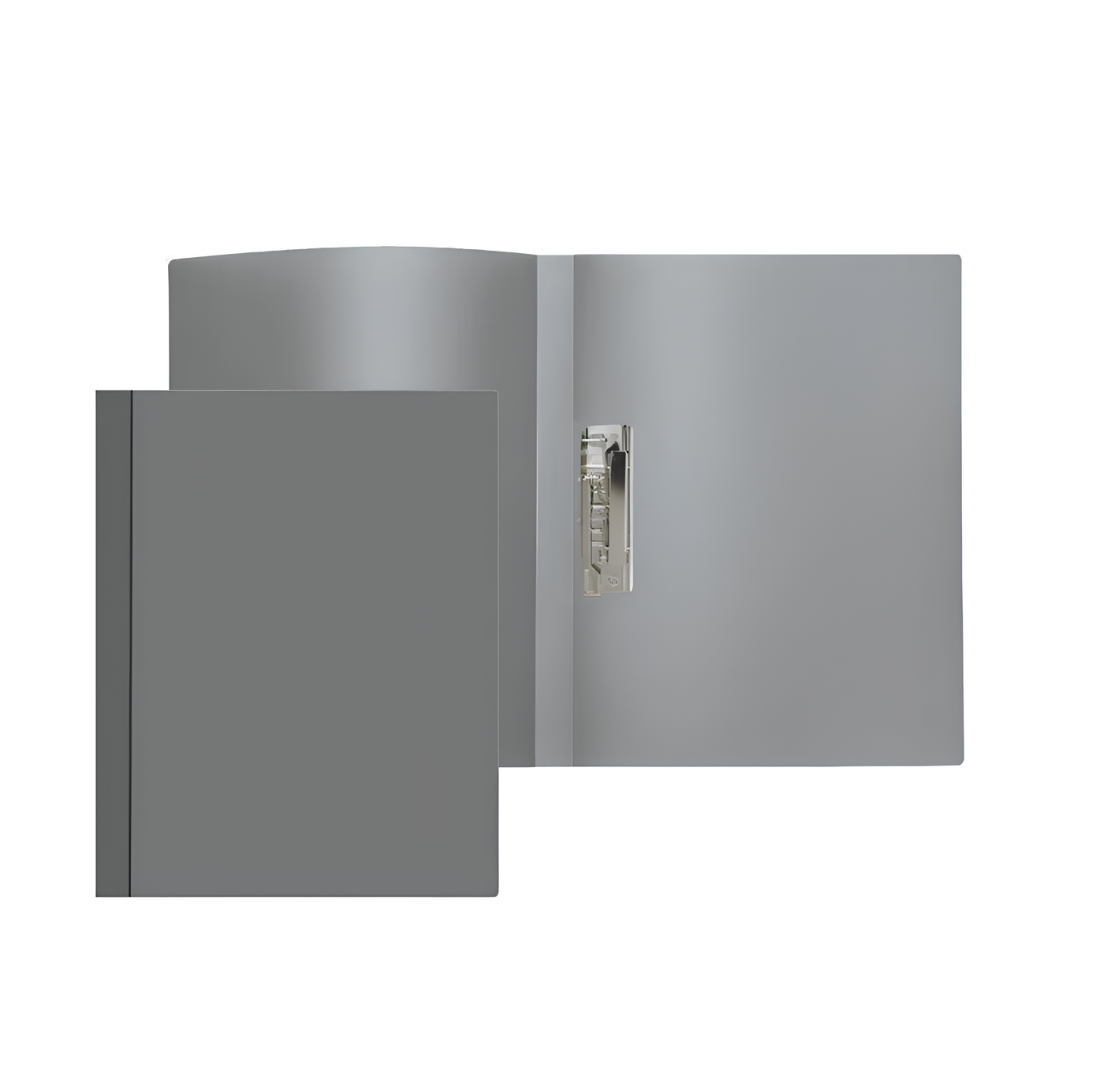 Папка с зажимами Attomex A4, толщина 500 мкм, серый цвет