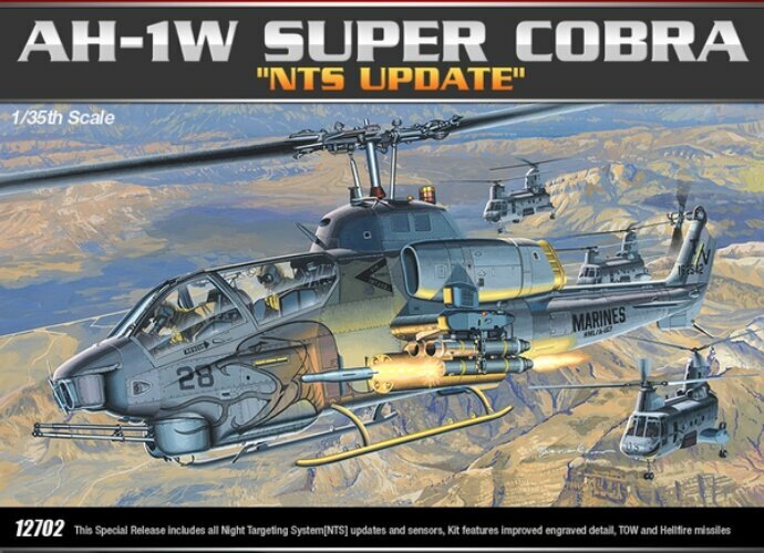 12116 Academy Вертолёт USMC AH-1W "NTS UPDATE" 1/35
