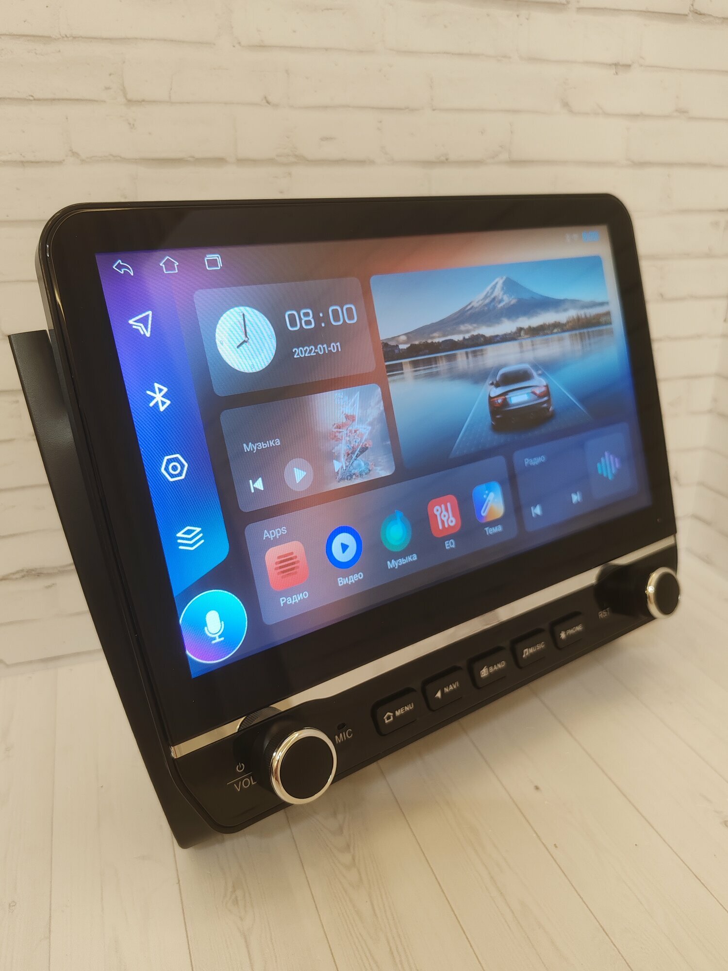 Магнитола андроид с крутилками для Volkswagen Polo 2009-20г/ 4+64гб/Android-Auto/CarPlay