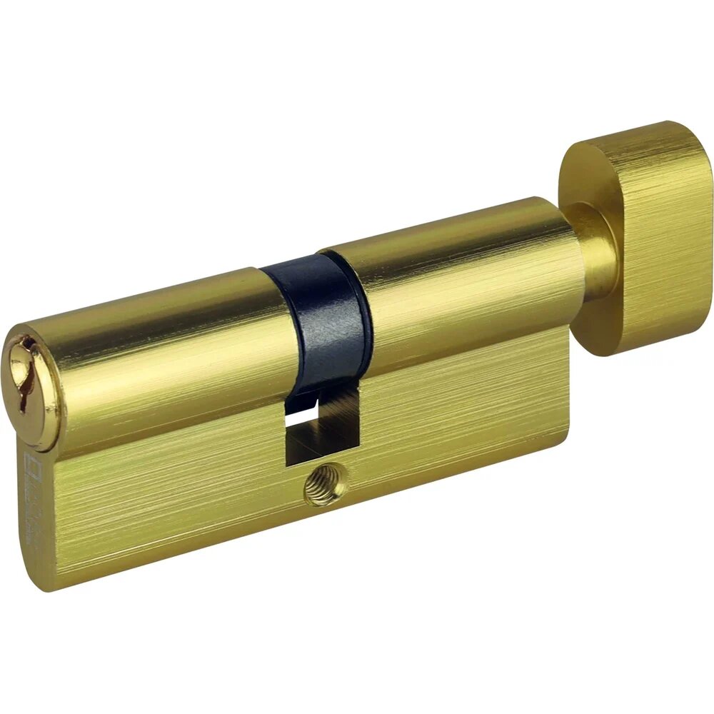 Цилиндр замка DORF ECONOMY ключ/барашек, английский, латунь, 40-40, блистер DORF_ECO_80(40x40)_k_kn_BRASS_бл