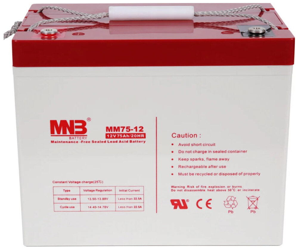 Аккумуляторная батарея MNB MM75-12