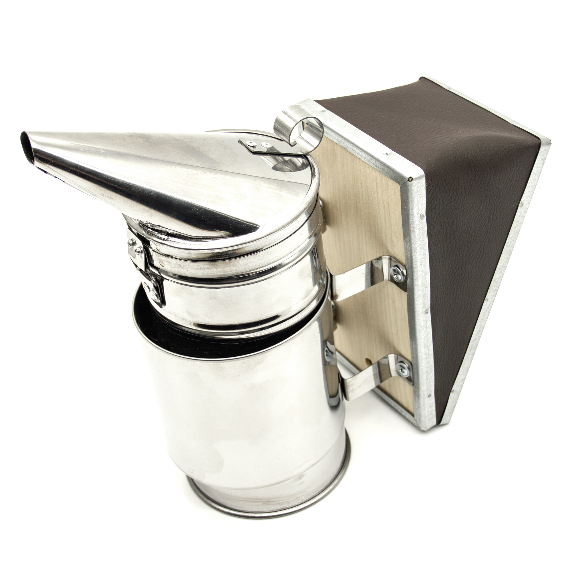 Дымарь для пчеловода из оцинкованной стали, ДП-1, Планета Садовод, Серый