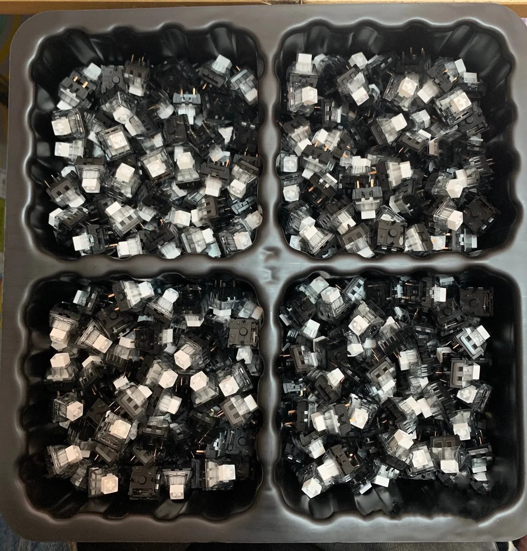 Механические переключатели Kailh Box White V2, Brown V2, Red V2 10pcs, Box V2 White-Clicky