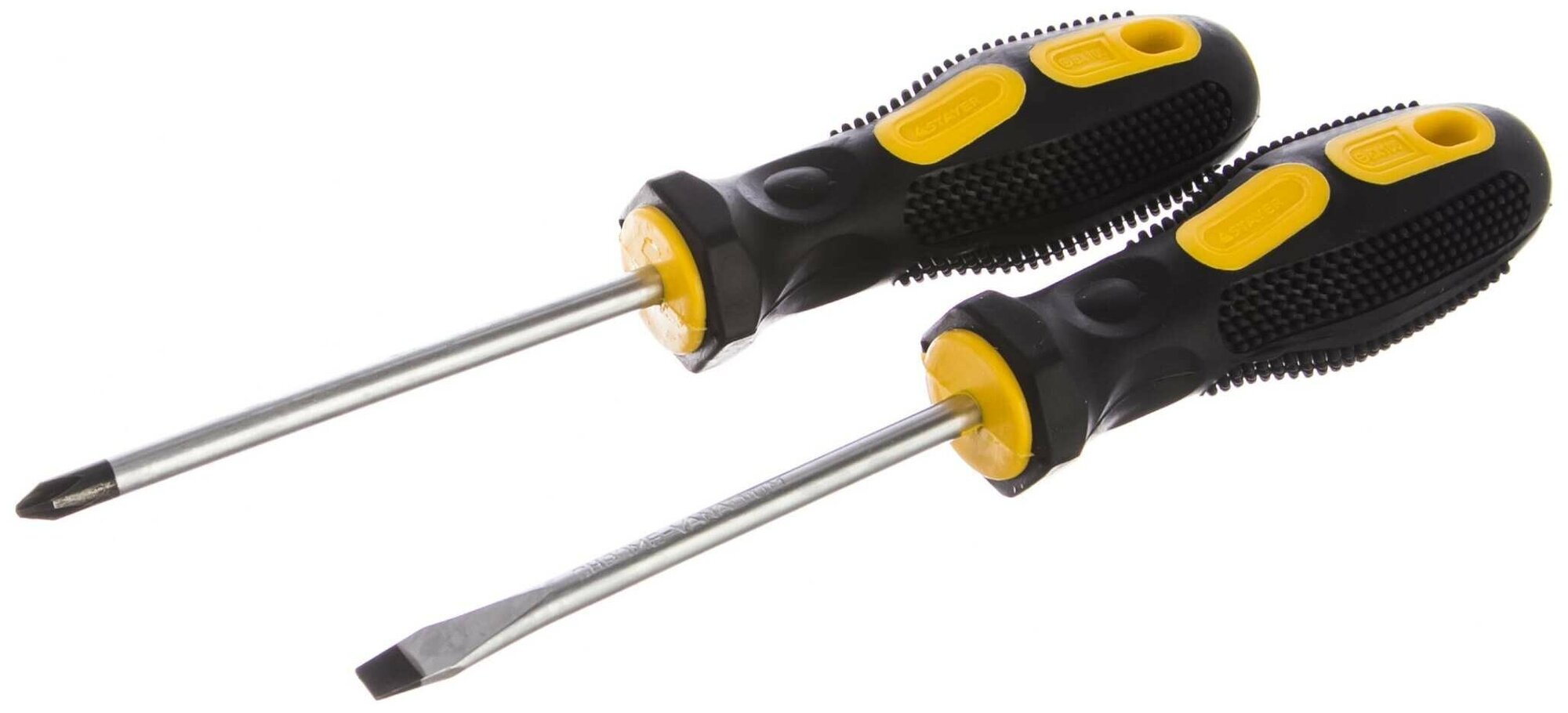 Набор слесарных отверток, 2 / 6мм - 100мм, 2шт STAYER MASTER 2513-H2_z01