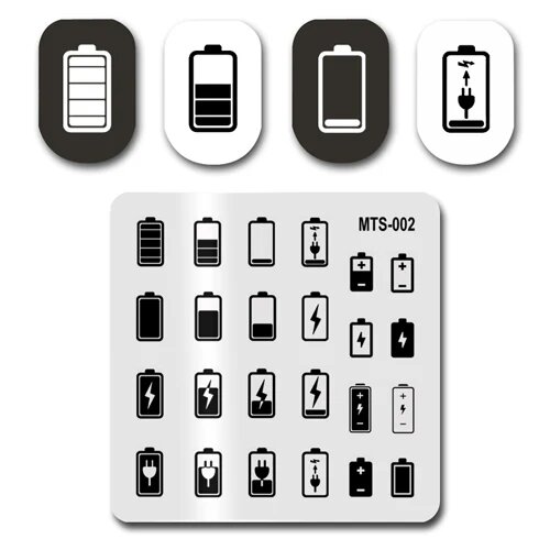 Штамп для ногтей MouTeen034 Ведьма Волшебник Хэллоуин MTS-002