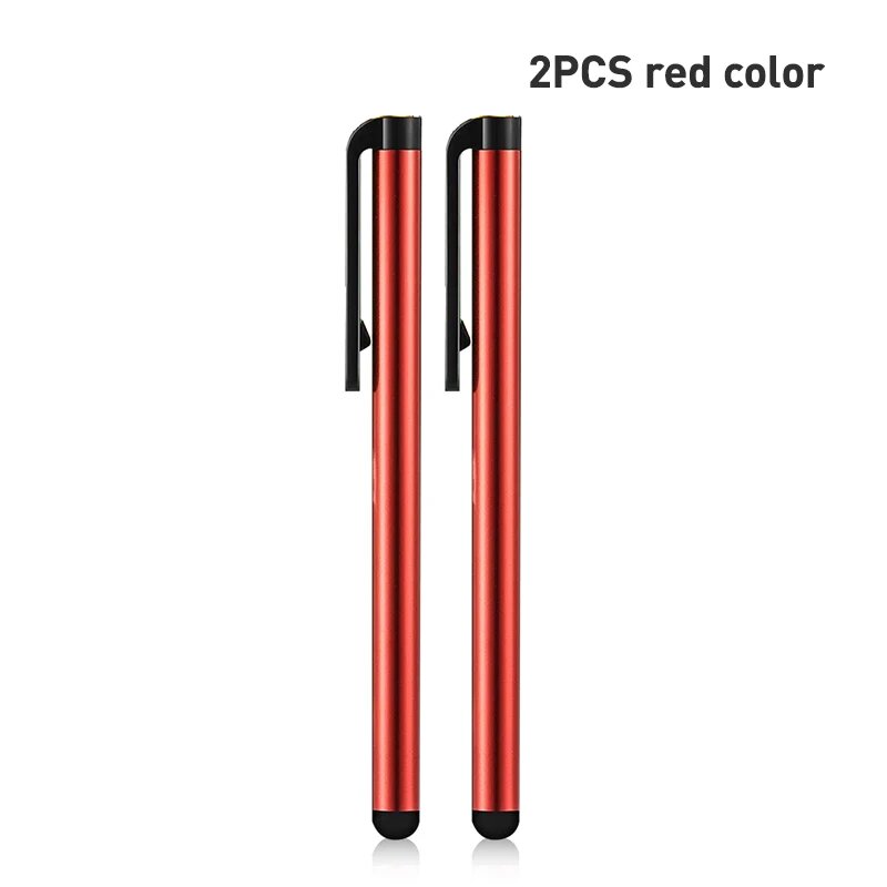 Универсальный стилус 2/10 шт. Red 2pcs