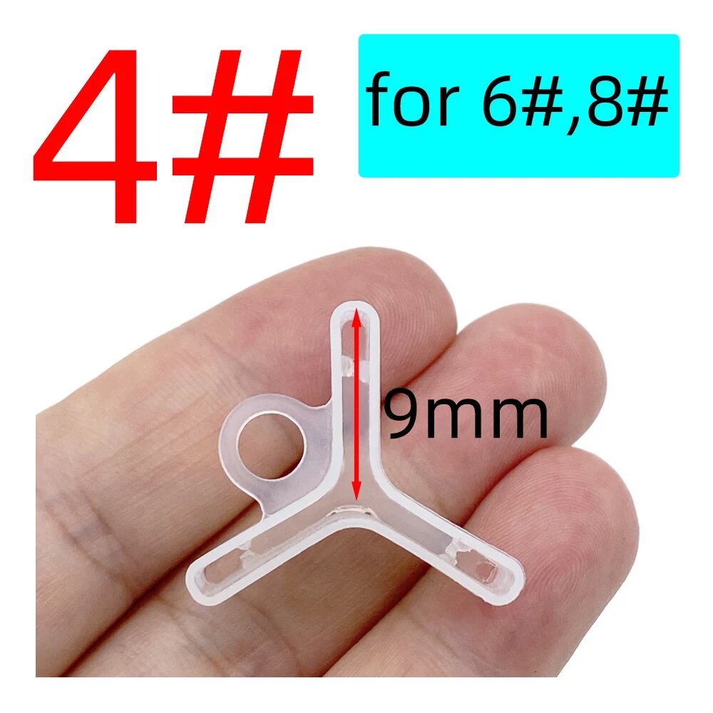 Защитные чехлы для рыболовных крючков 50 шт 4(size 4)