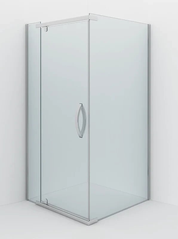 Душевой уголок Alex Baitler AB214-90 88,5x88,5 см, профиль хром, стекло прозрачное