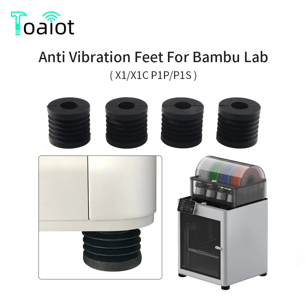 Антивибрационные накладки для Bambu Lab P1P/P1S, 4pcs