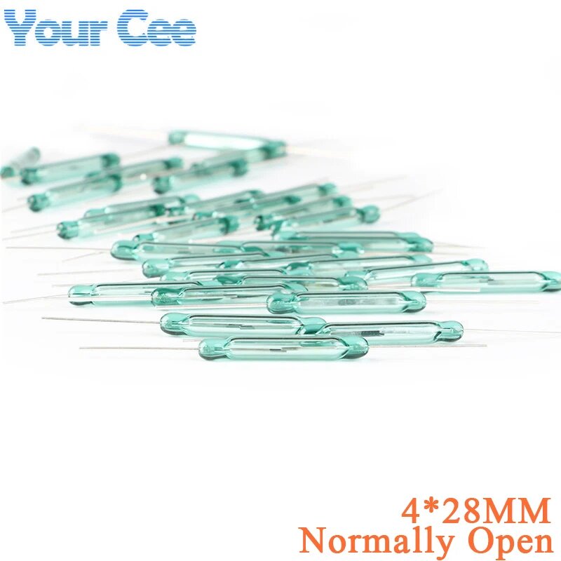 Герконовый датчик 4x28 мм нормально открытый Your Cee