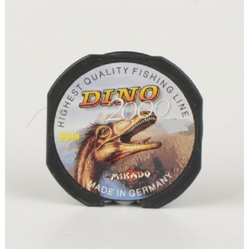 Леска монофильная "MIKADO DINO 2000", 30m. / 0,13mm. / 2,5kg, прозрачная, made in Germany.