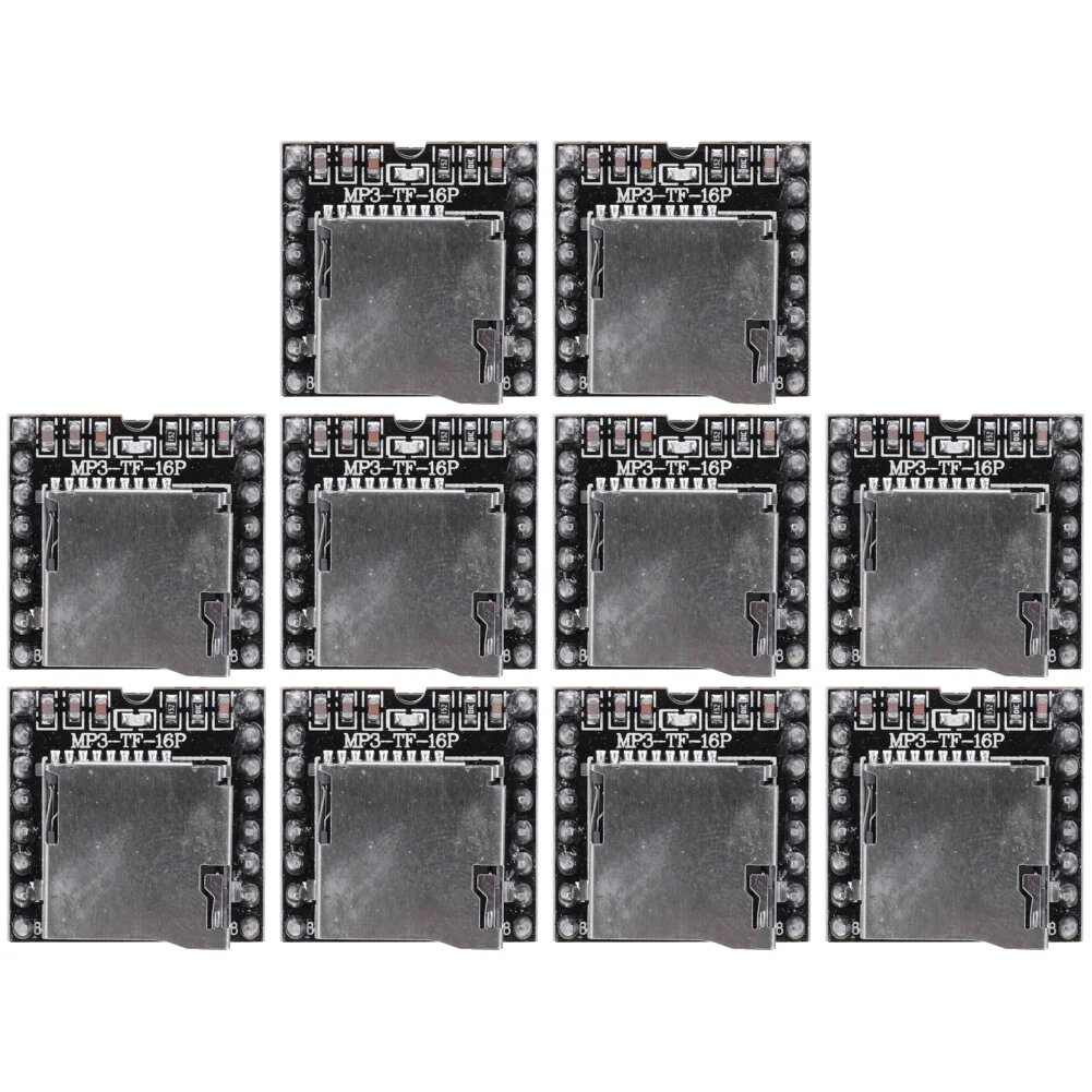 MP3-модуль DFPlayer V3.0 16P для Arduino 10 PCS