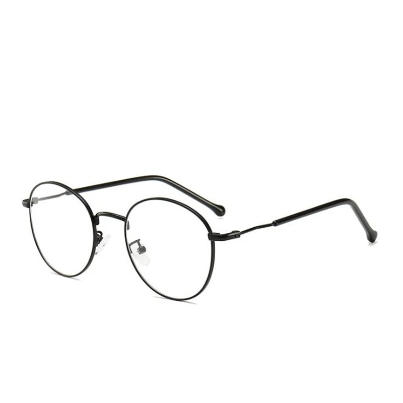 Круглые очки BINSYSU black frame -1.0 -1.5 -2.5, myopia -100