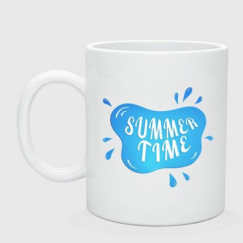 Лето отдых Summertime Керамическая кружка