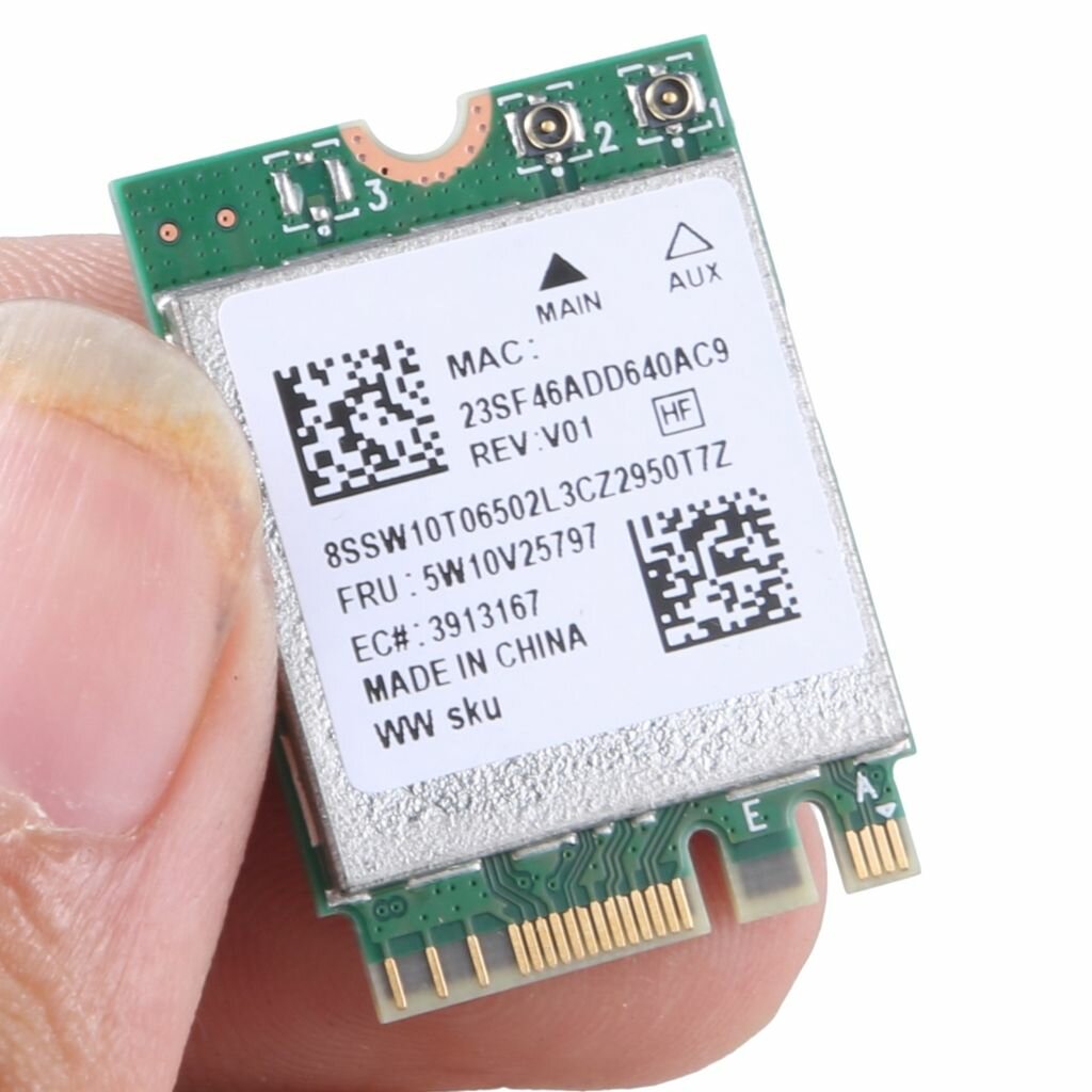 RTL8852AE M2 WIFI6 беспроводная сетевая карта Lenovo версии