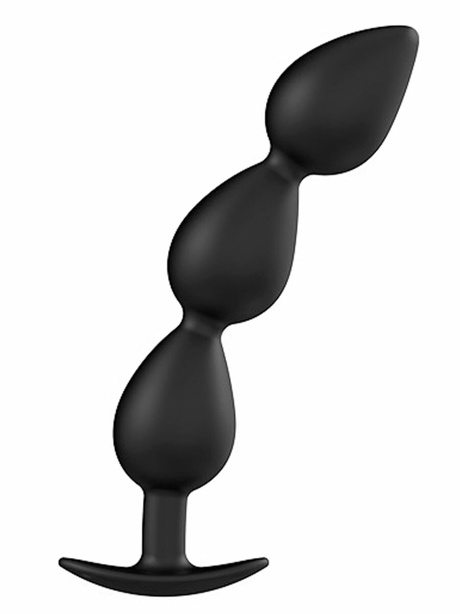 Анальная пробка "ANAL VIBRA TRIPLE DROP PLUG" 16см