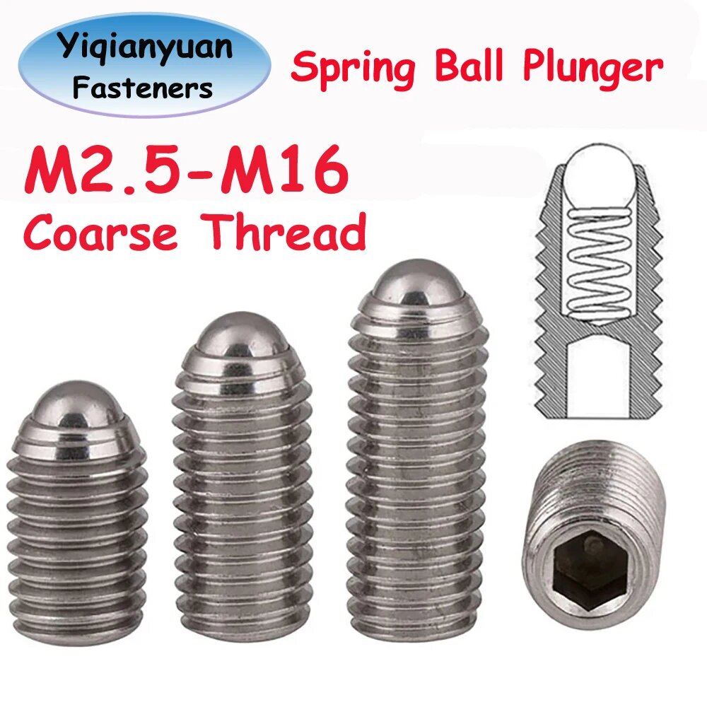 Набор крепежа Yiqianyuan M2.5-M16 из нержавеющей стали M3x0.5 (10Pcs), 5mm
