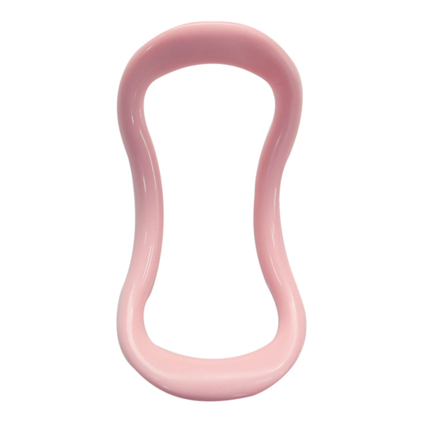 Фитнес-кольцо для йоги, экологически чистое, из полипропилена, изогнутое, для тренировок, розовое.