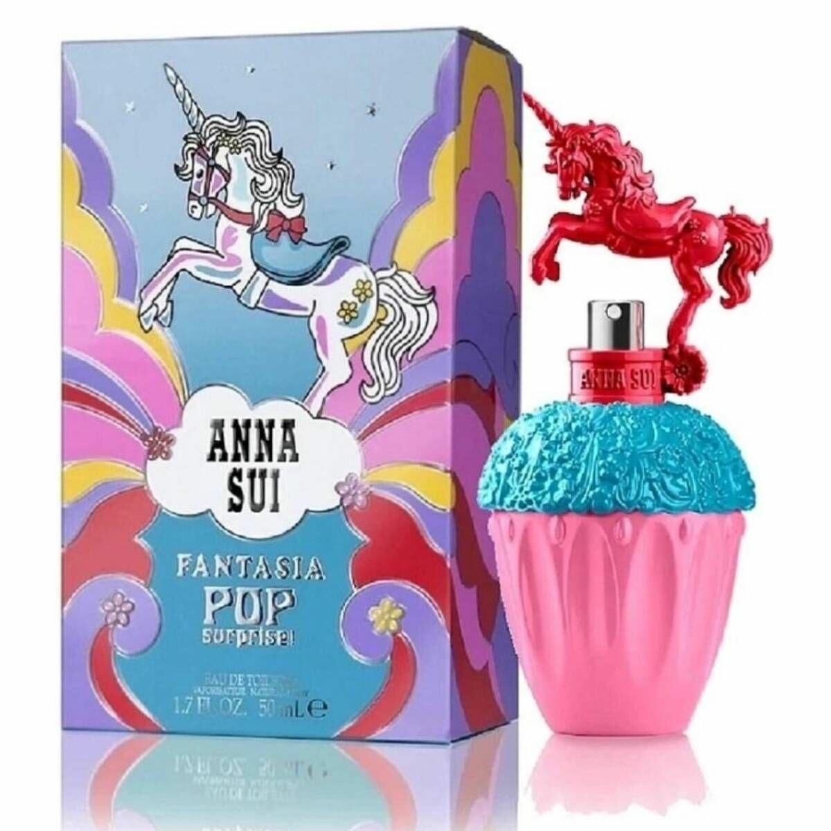 Anna Sui FANTASIA POP SURPRISE! blue red Туалетная вода для женщин 50 мл
