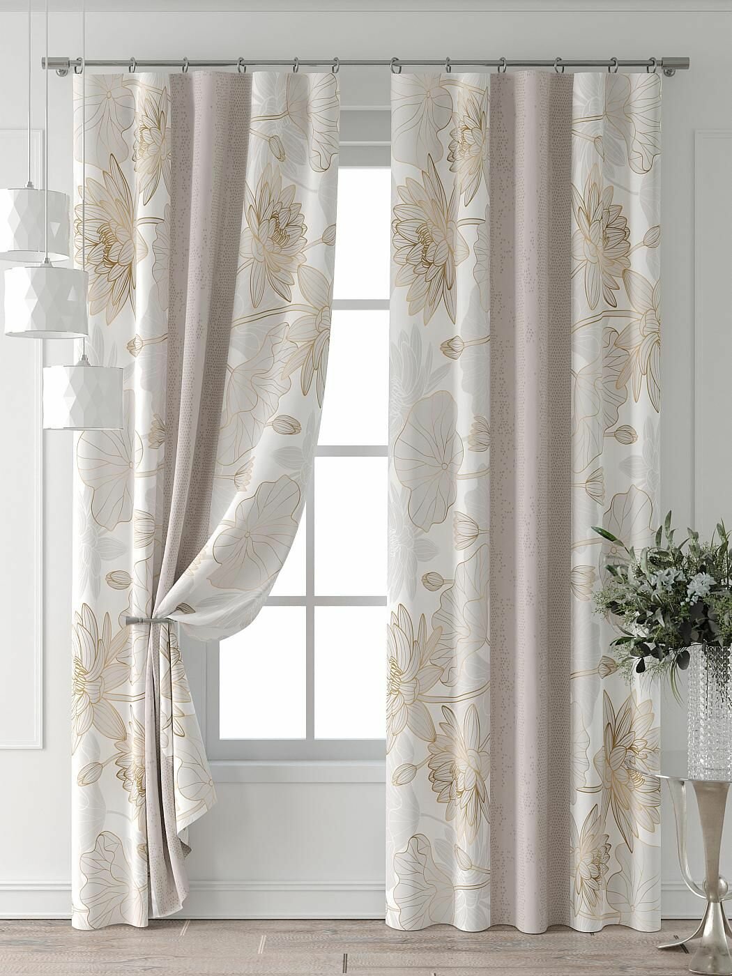 Комплекты штор Comfy Way / шторы в комнату 150х270 см / Форнерс - 204 - 270 см
