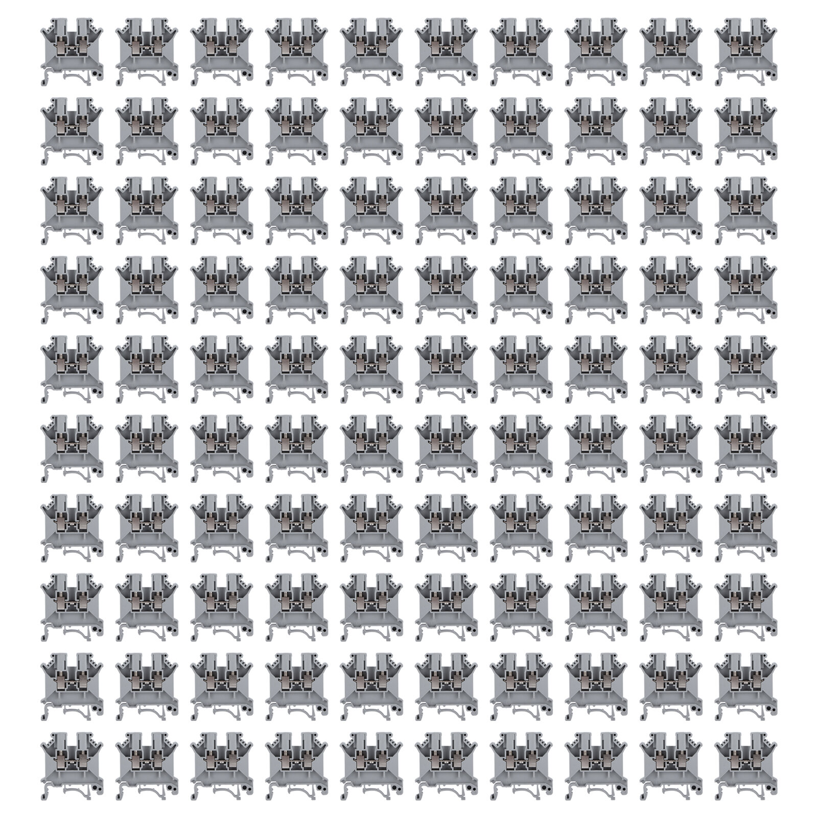 100 шт. винтовых клеммных блоков на DIN-рейку, 32 А, 800 В UK-3N