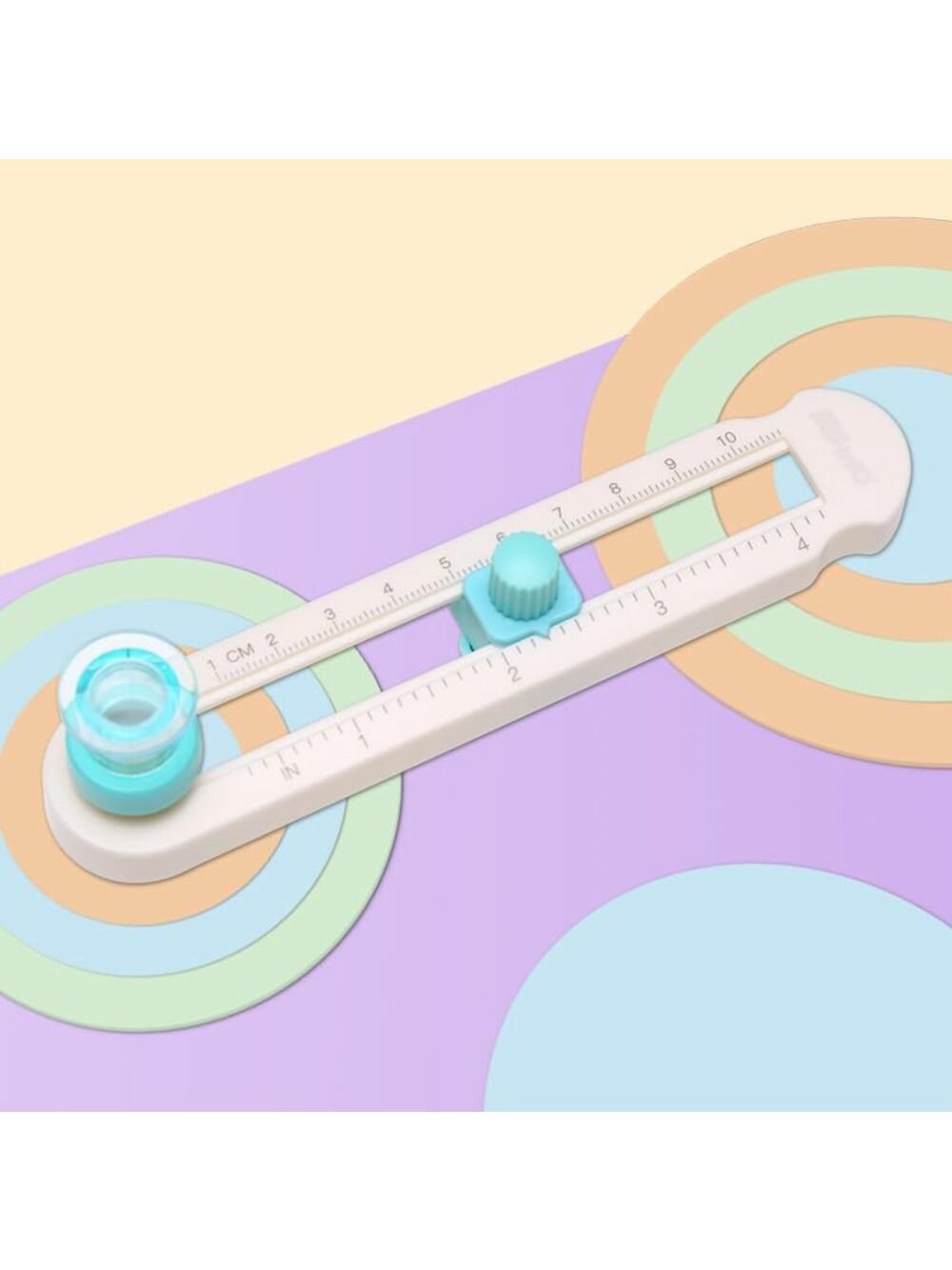 Портативный круглый резак, круглый режущий инструмент любого размера, конструкция защиты лезвия, ручной резак для бумаги